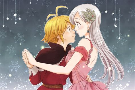 Elizabeth Liones And Meliodas Nanatsu No Taizai Drawn By Harumiya Danbooru