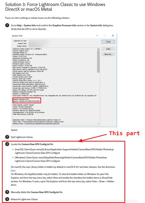Solved Lrc Suddenly Does Not See My Graphics Card As Meet Adobe