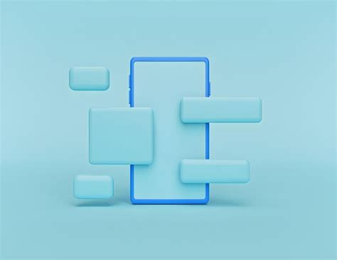 Premium Photo Future Technology Concept Minimal Smartphone With