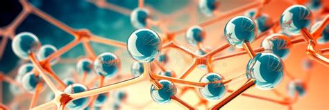 Abstract Molecular Structure Abstract Representation Of A Molecular Structure With Geometric