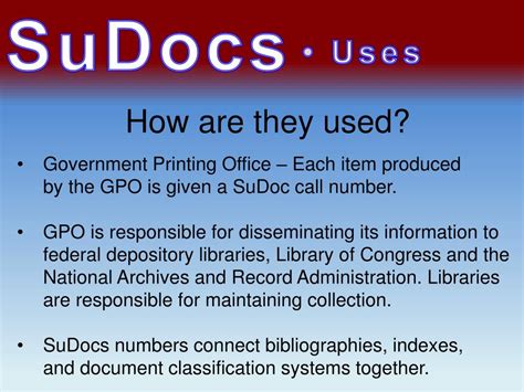 Ppt Sudocs Powerpoint Presentation Free Download Id2073237