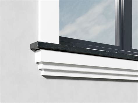 Nowoczesny zestaw oprawy okiennej na elewację ZN8 Decor System