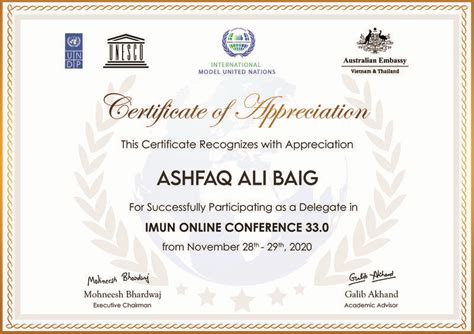 Ashfaq Ali Baig On Linkedin Experience Delegate Italy Knowledge