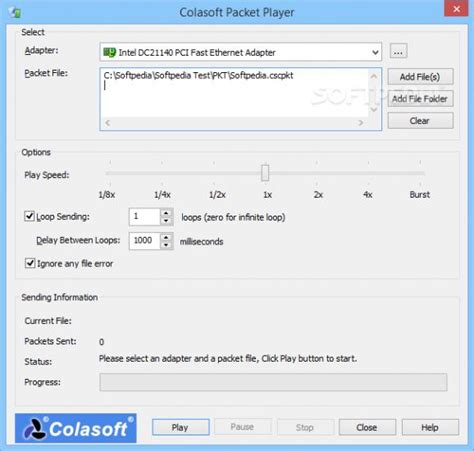 colasoft packet player download softpedia