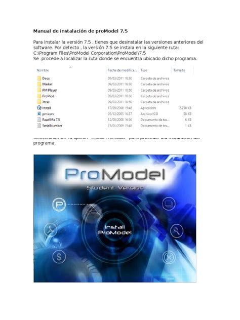 Pdf Manual De Instalaci N De Promodel Dokumen Tips