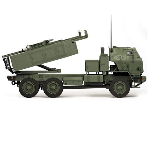 Mlrs M142 Himars 2006 3d Model For Vray