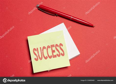 Text Sign Showing Success Conceptual Photo Accomplishment Aim Purpose