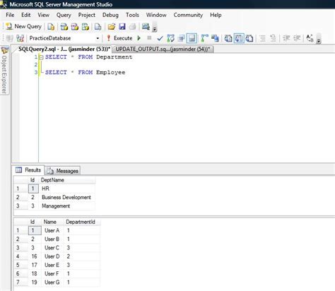 Output Clause In Sql Server Tech J