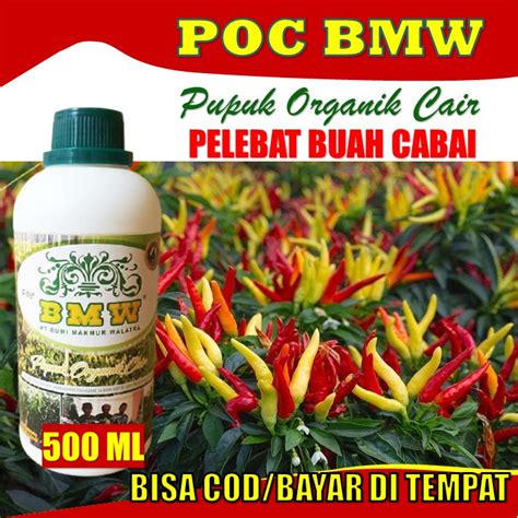 Jual Poc Bmw 500 Ml Pelebat Buah Cabai Obat Pelebat Buah Cabai Terbaik