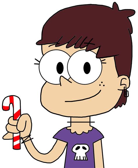 Luna Loud With Candy Cane By Nicholasvinhchaule95 On Deviantart
