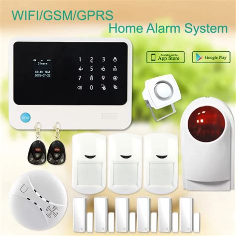 G90B Plus Gsm Wifi Burglar Alarm Systems Security Home Gsm Wifi Gprs APP Controlled Alarm System