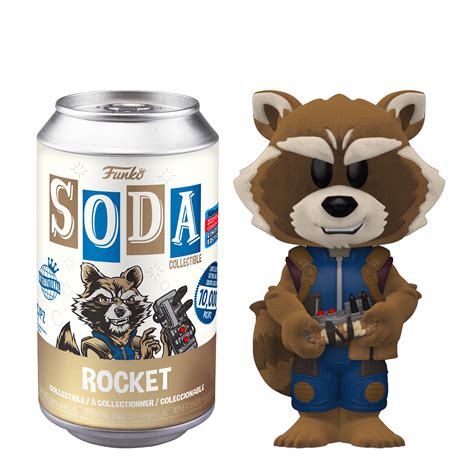Фигурка Реактивный Енот СОДА (Rocket Raccoon SODA (Эксклюзив NYCC 2021 ...