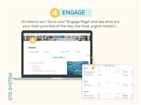 GTD Notion Template Getting Things Done GTD Template GTD Etsy