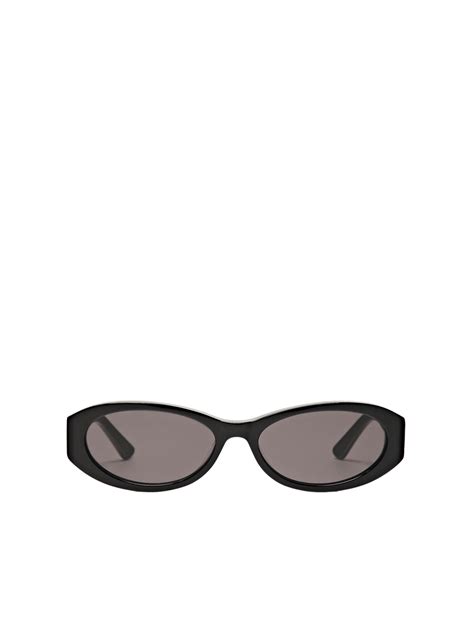 Gafas De Sol Pequeña Ovalada · Negro · Accesorios Massimo Dutti