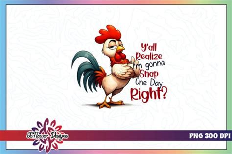 Crazy Chicken Lady Crazy Chicken Png Graphic By Ssflower · Creative Fabrica