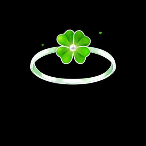 四叶草戒指 花瓣网