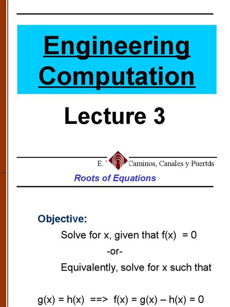Lecture 3 Pdf Numerical Analysis Mathematics Of Computing
