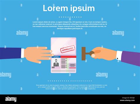 Passport Photo Page Stock Vector Images Alamy