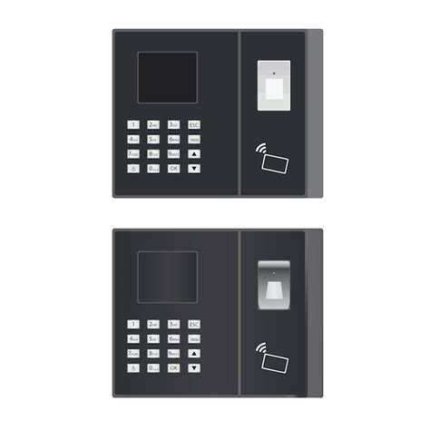 Premium Vector Attendance Punch Machine