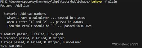Python Bdd之behave测试报告allure Behave Csdn博客