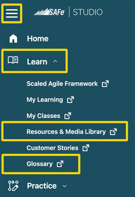 SAFe Studio Integration Scaled Agile Framework
