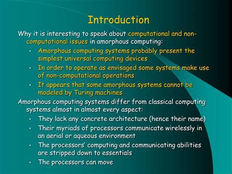 Ppt Computability And Non Computability Issues In Amorphous Computing