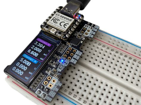 Xiao Rp2040 Breadboard Power Supply With Monitor