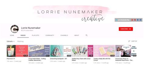 Best YouTube Cricut Channels Learn Cricut On YouTube