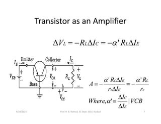Ch 5 Transistor Characteristics Pdf