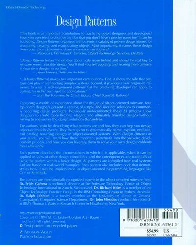 Design Patterns Elements Of Reusable Object Oriented Software