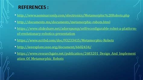 Metamorphic Robotsppt