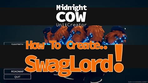 Tabs Midnightcow Unitcreator V Beta Howto Swaglord Youtube