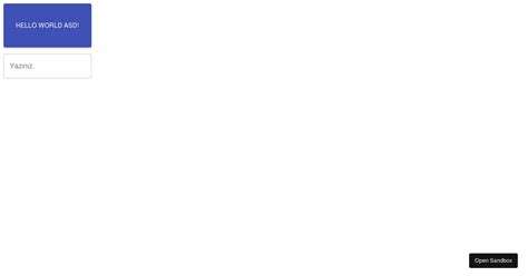 Usage Forked Codesandbox Usage Forked Codesandbox