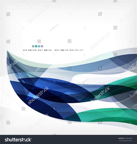 비즈니스 웨이브 기업 배경 안내물 브로셔 스톡 벡터로열티 프리 243634090 Shutterstock