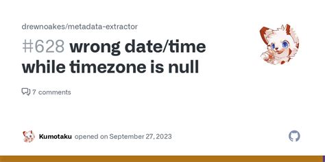 Wrong Date Time While Timezone Is Null Issue Drewnoakes