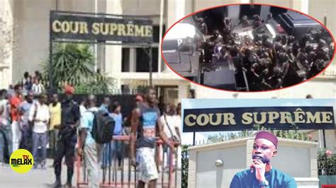 Verdict Ousmane Sonko des personnes arrtées devant cour uprême Anita