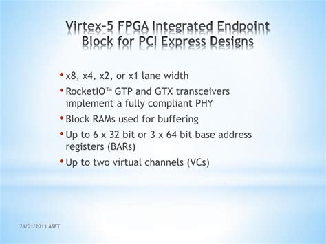 Ppt Design And Development Of Fpga Based Pci Express Card Powerpoint