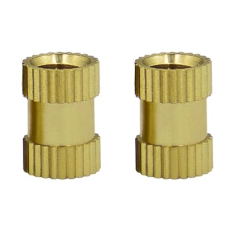 Fastener Knurled Thread Insert Brass Nut