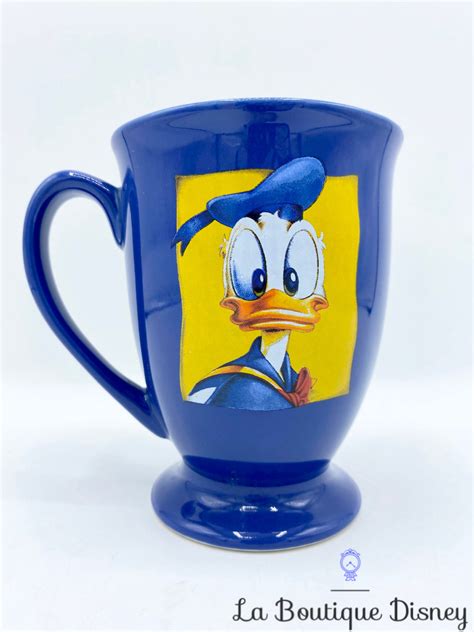 Tasse Donald Duck Disney Mug Portrait Canard Bleu Jaune Vaisselle