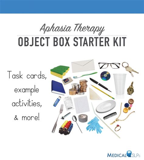 Aphasia Object Box Starter Kit Medical Slps