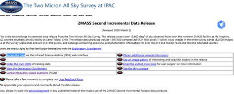 在irsa上查询下载2mass红外星表数据流程2mass星表 Csdn博客