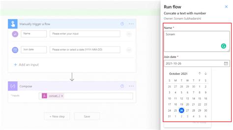 Power Automate Concatenate Strings