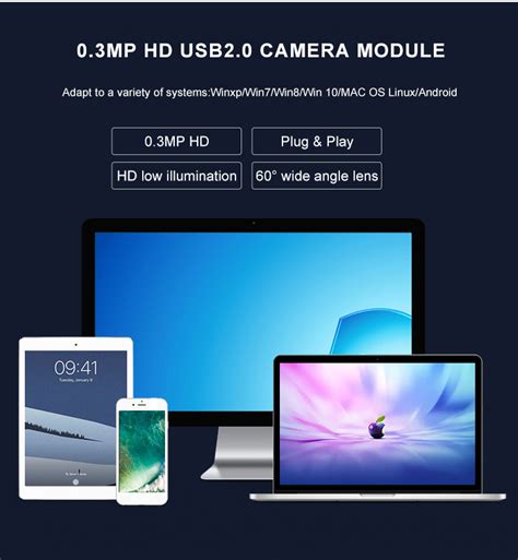 0 3mp Fixed Focus Ov7251 Sensor Usb Camera Global Exposure Black White 120fps Camera Module