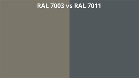Ral 7003 Vs 7011 Ral Colour Chart Uk