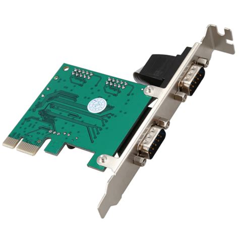 X PCI E PCI Express Dual Serial DB RS Ports Controller Adapter Card Green Daraz Com Bd