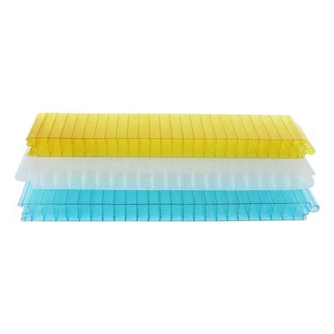 Polycarbonate Cladding Facades Multi Wall Panels Plug Pattern Pc Hollow