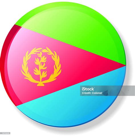 Vetores De Bandeira Da Eritreia Lapela Solicitação E Mais Imagens De