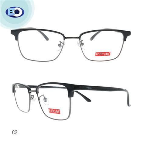 Eo Instyle In21007 Frame With Multicoated Lens Non Graded Eyeglasses