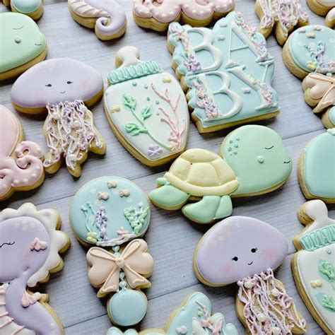 Under The Sea Cookies For Baby Shower Etsy