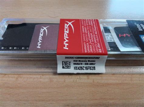 Pomnilnik Kingston Hyperx Fury 8gb Ddr4 2666 Mhz